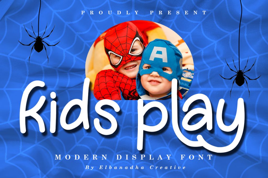KIDSPLAY | MODERN DISPLAY FONT - Elbanadha Creative